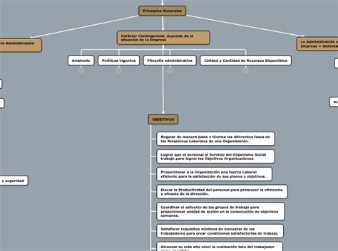 Administracion De Los Recursos Humanos Mind Map