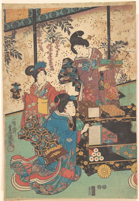 Utagawa Kunisada Print Japan Edo Period 16151868 The