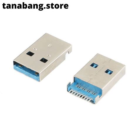Jual USB 3 0 Konektor Male 9Pin SMT SMD Untuk Transmisi Kecepatan Tinggi Shopee Indonesia