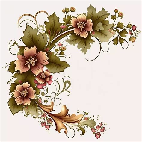 Free Floral Border Clipart Masterbundles