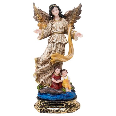 Mrcjsales Angel De La Guarda Resin Statue Multiple Sizes Detailed