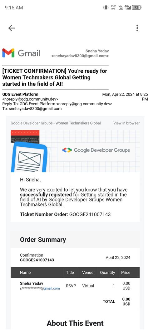 Sneha Yadav On Linkedin Ai Womenintech Gdsc