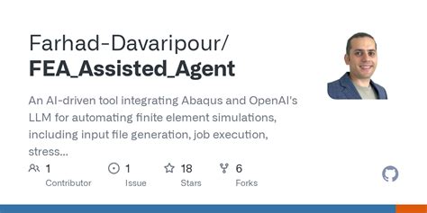 Github Farhad Davaripour Fea Assisted Agent An Ai Driven Tool Integrating Abaqus And Openais