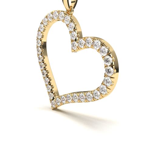 Quirky Heart Shape Pendant Glacier® Jewelry