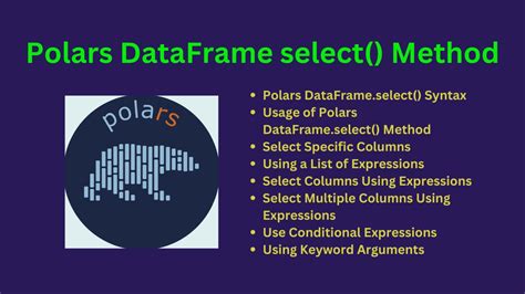 Polars Dataframe Select Method Spark By Examples
