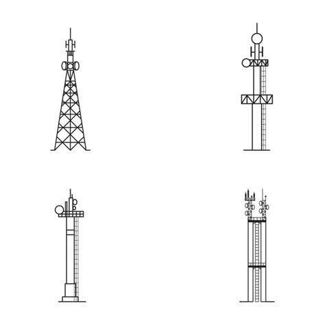 Premium Vector Tower Icon Vector Illustration Design