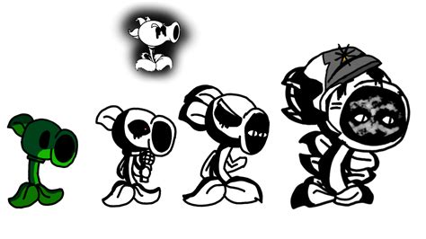 Vanhoozerdeath Peashooterexe All Forms By Bielandfriends On Deviantart