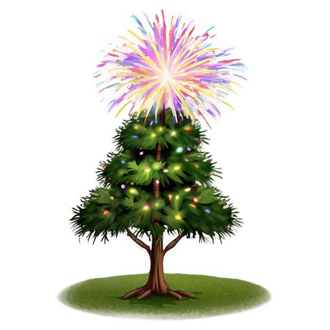 Download Celebratory Firework Tree Png 04302024