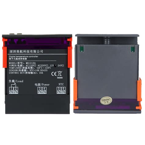 10a 12v Digital Temperature Controller Thermal Regulator Thermocouple With Sensor Temperature