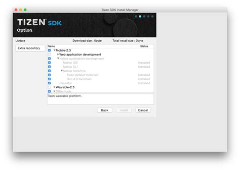 tizen template is not showing in tizen ide new project stack overflow