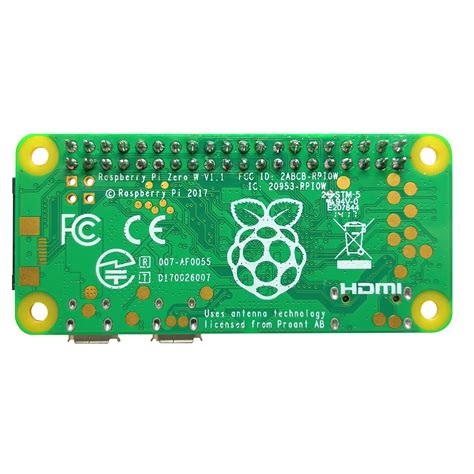 raspberry pi zero w con headers 330ohms