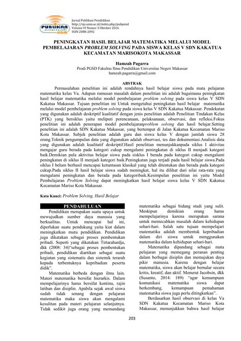 Contoh Problem Solving Di Sekolah 50 Koleksi Gambar