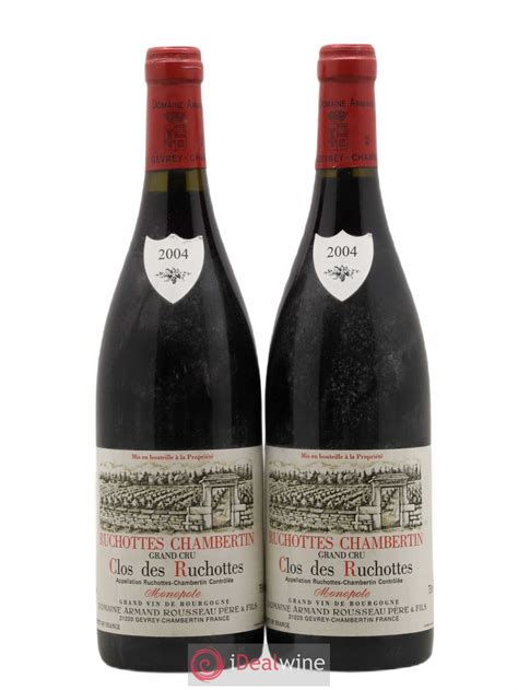 Acheter Vin Ruchottes Chambertin Grand Cru Clos Des Ruchottes Armand