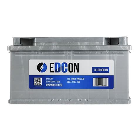 Buy Battery Edcon 100ah 900a R For Passenger Car