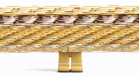 Overwhelmed By The Weight Of Responsibility A Small Figure Struggles Under A Massive Burden Of