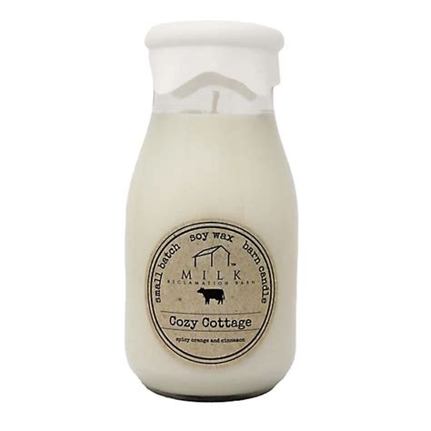 Milk Reclamation Barn Milk Bottle Candle Cozy Cottage At Tractor