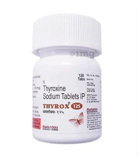 Thyrox 125 Tablet At ₹ 300bottle Thyroxine Sodium Tablets In Nagpur