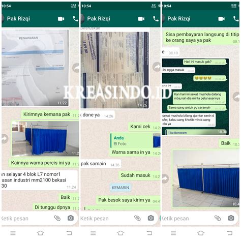 Hasil Pesanan Hijab Masjid Pt Bonecom Tricom Bekasi Ro Kedua