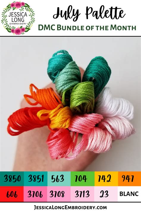 July Dmc Floss Bundle Artofit