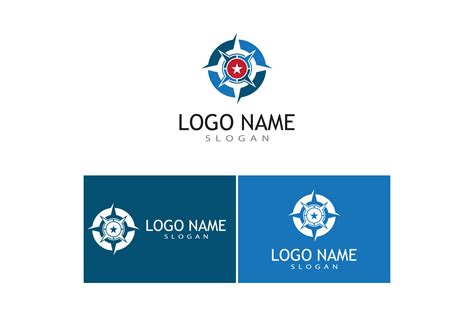 Compass Logo Vector Design Graphic By Redgraphic · Creative Fabrica