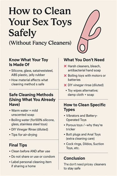 How To Clean Your Sex Toys Safely Without Fancy Cleaners
