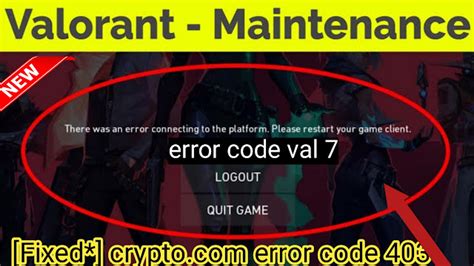 Fixed Error Code Val 7 How To Solve Error Code Val 7 Tech2wire