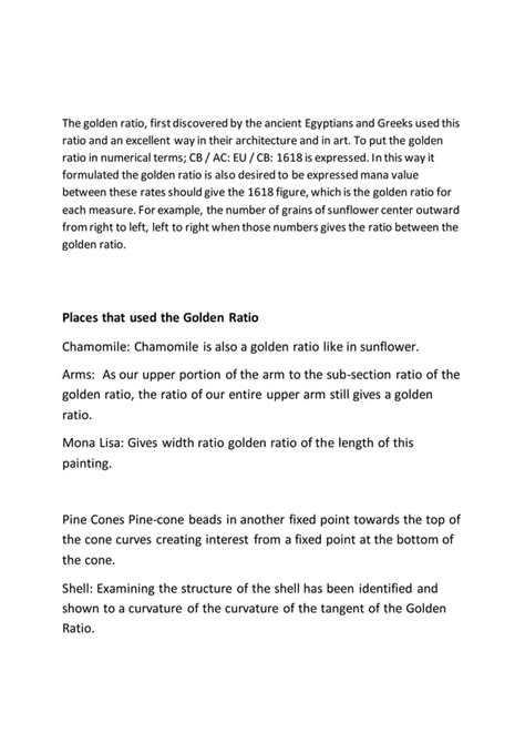 Golden Section Pdf