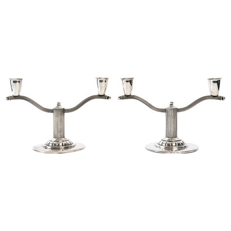 Proantic Pair Of Candlesticks Art Deco 1930