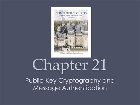 Public Key Cryptography And Message Authentication