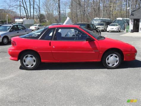 1992 Bright Red Geo Storm Gsi Coupe 28364423 Photo 4