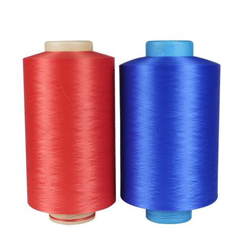 2 Ply Dyed Polyester Textured Yarn Denier 5024 For Textile Industry