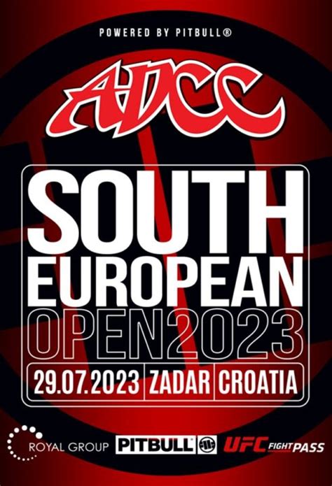 Adcc South European Open 2023 • Adcc News