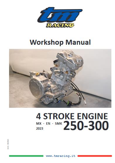 User And Maintenance Manuals Tm Uk Tm Moto Official Importer