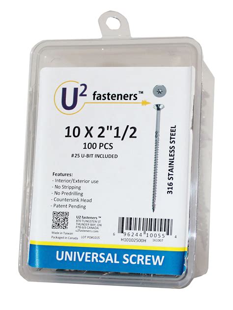 Product Details U2 Fasteners