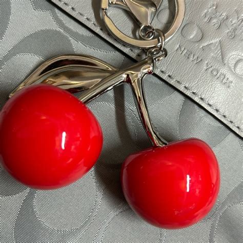 Cherris Bags Cherry Red Keychain Poshmark