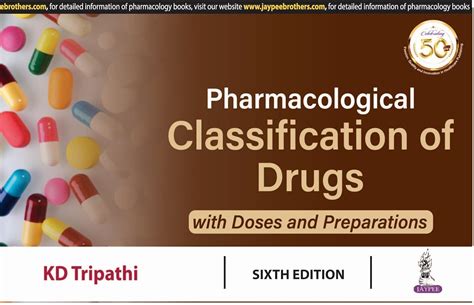 Pharmacological Classification Of Drugs