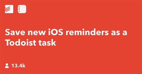 save new ios reminders as a todoist task ifttt