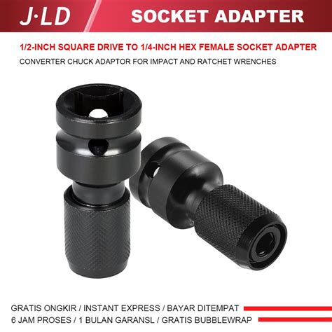 Jual Jld Hex Socket Adapter Driver Hex Socket Adapter 1 2 Inch Square