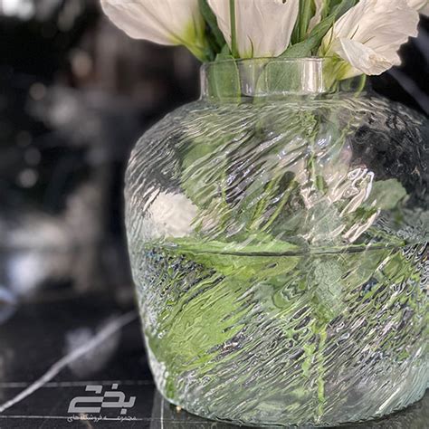 گلدان شیشه ای کوچک مدل ترنادو برند مایا