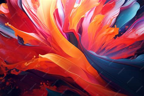 Premium Photo Abstract Expressionism Aesthetic Painting With