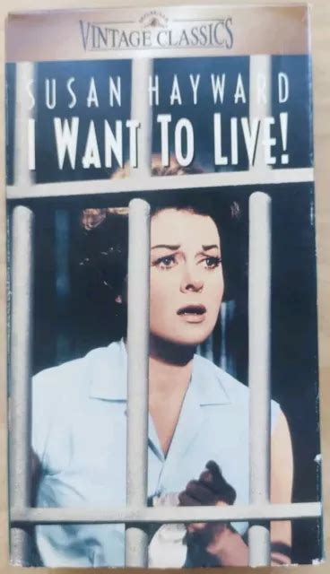 I Want To Live Mgm Ua Vintage Classics Vhs 1958 1997 Susan Hayward