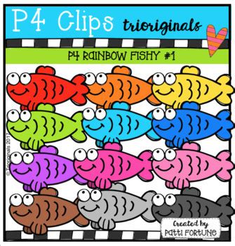P4 Amazing 8 Fish Bowl Fun P4 Clips Trioriginals Clip Art Tpt