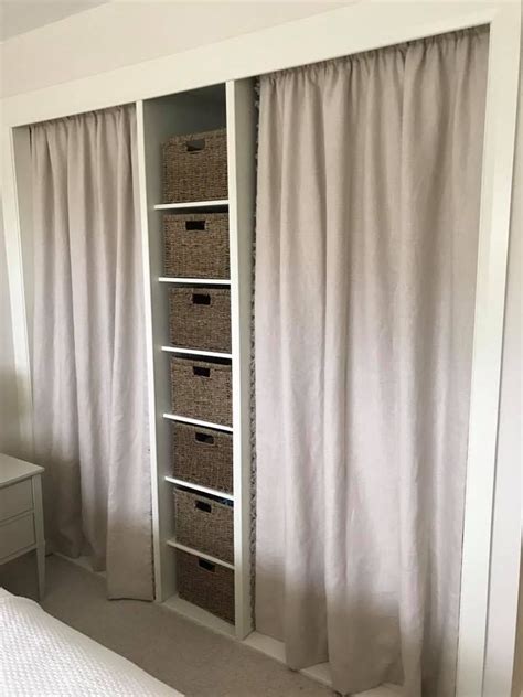 Curtain Closet Doors Closet Door Curtains Etsy Uk