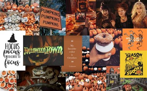 Halloween Aesthetic Computer Wallpaper