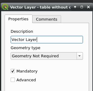 Alternative To Table Input In QGIS 3 Modeller Geographic Information Systems Stack Exchange