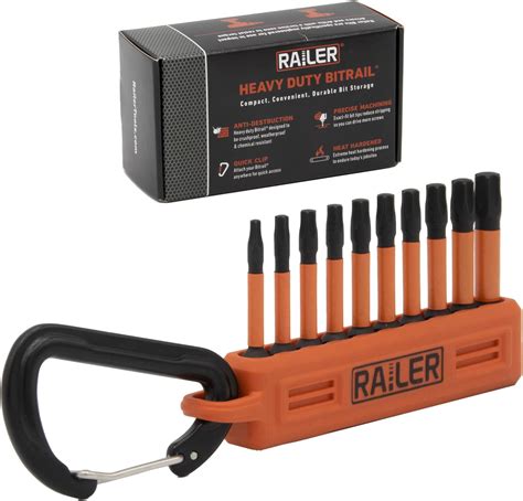 Railer Tamper Proof Torx Bit Set Premium S2 Steel 1 Inch Impact
