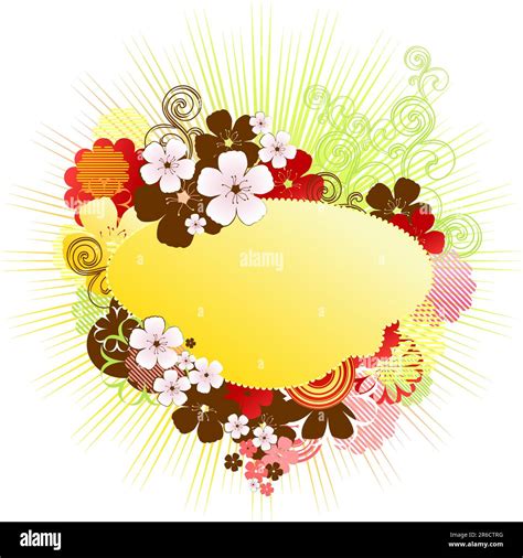 Floral Spring Frame Vector Stock Vector Image And Art Alamy