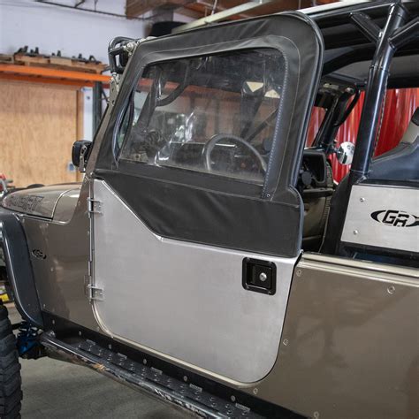 Tjljyjcj 7 Aluminum Half Doors Lightweight Jeep Doors Genright