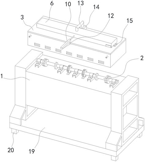 造纸网毯针刺机用风冷装置的制作方法