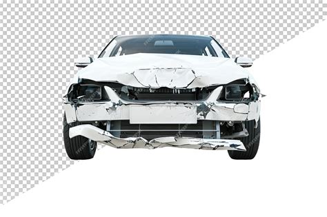 Premium Psd A Car With The Hood Removed And The Front Bumper Removed